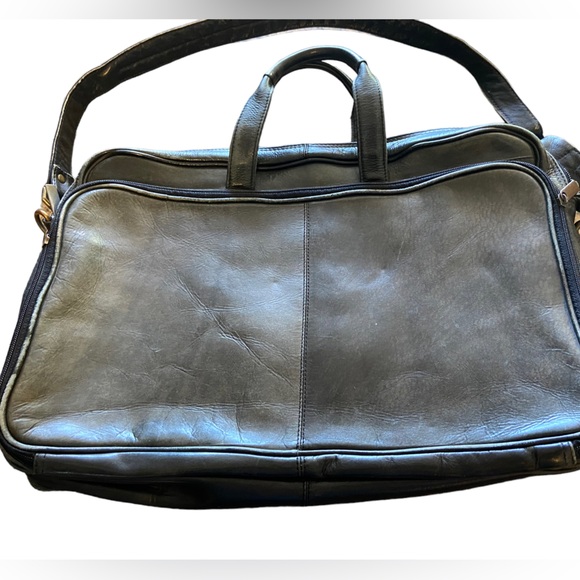 Wilsons Leather | Bags | Vintage Wilsons Black Aged Leather Mens High ...